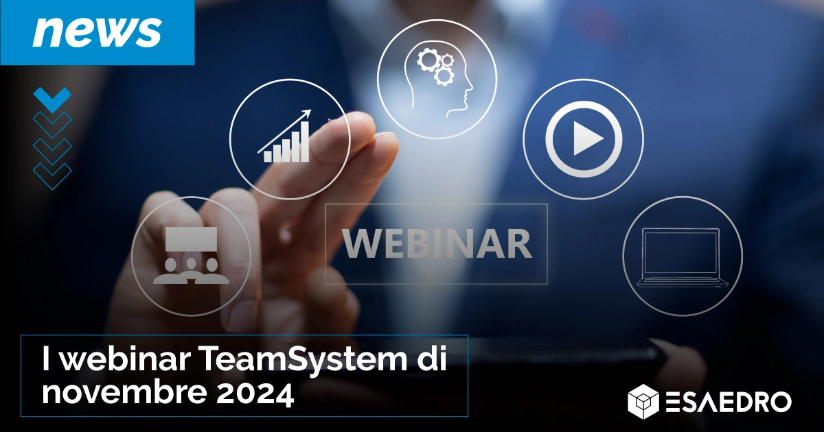 Webinar TeamSystem novembre 2024 - Esaedro