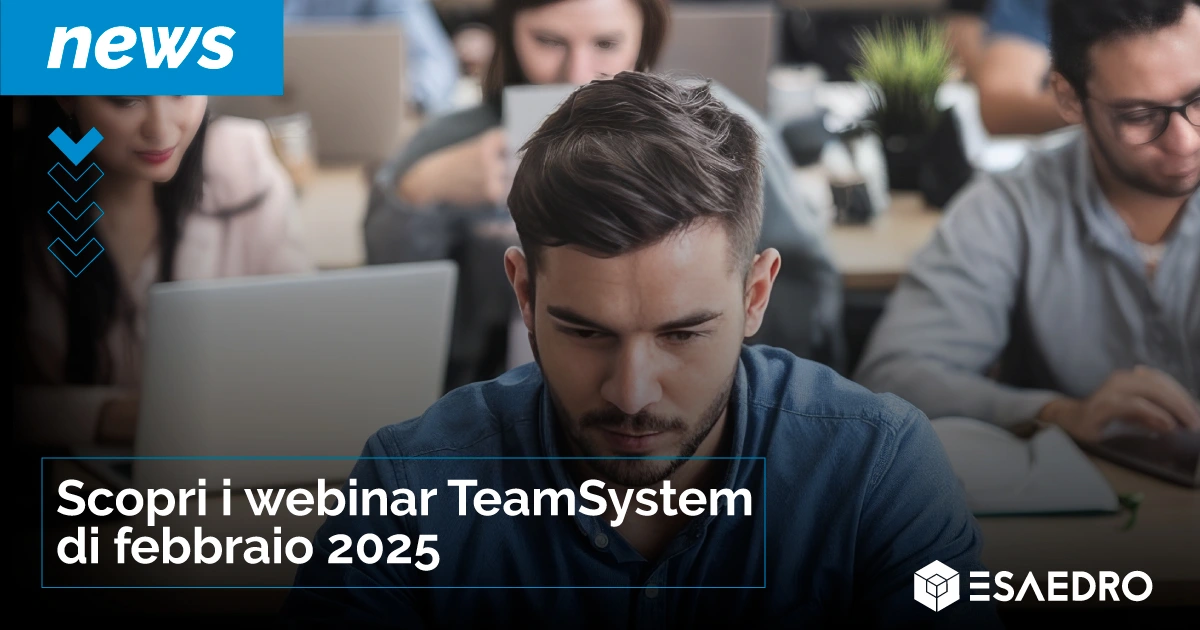Webinar TeamSystem febbraio 2025 - Esaedro